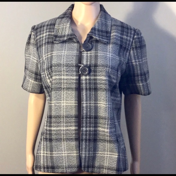 dressbarn | Jackets & Coats | Dress Barn Gray Black Jacket | Poshmark